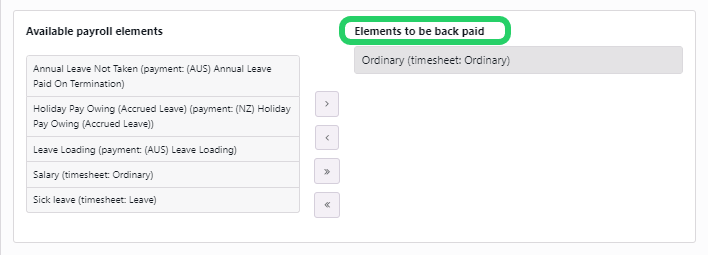 Create a Backpay Using the Backpay Payroll Process