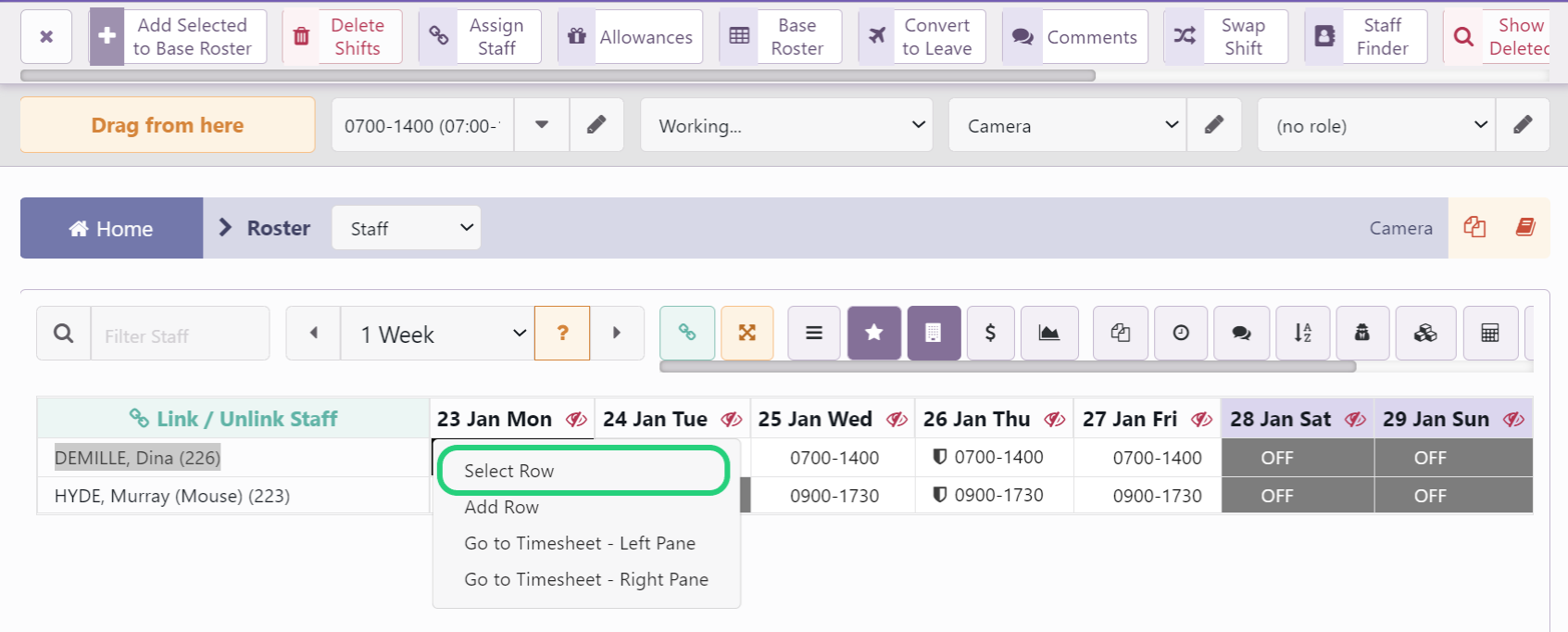 Add Roster to Base Roster