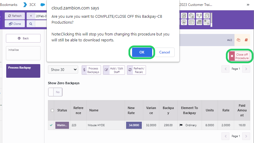 Create a Backpay Using the Backpay Payroll Process