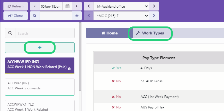Create a Work Type in the Work Types Module